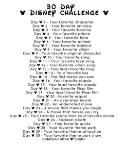 Disney Challenge – It Is Trish